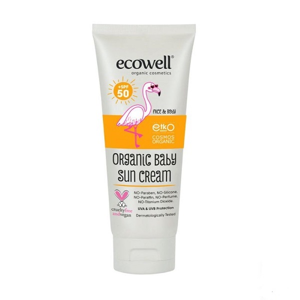 ECOWELL ORGANSKA KREMA ZA SUNČANJE ZA BEBE SPF 50 110G