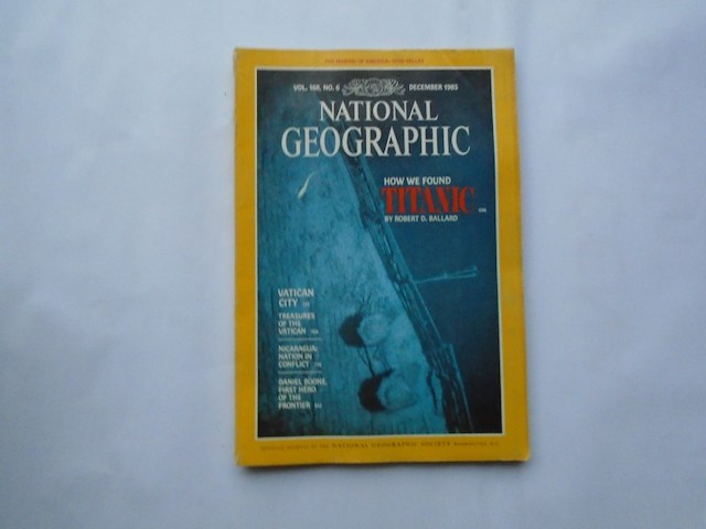 National geographic ENG dec 85, Titanik, Ballard