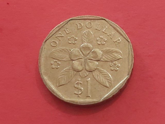 Singapore  - 1 dollar 1988 god