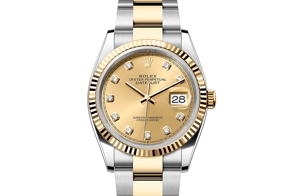 Rolex
DATEJUST 36
Oyster, 36 mm, Oystersteel and yellow gold
M126233-0018