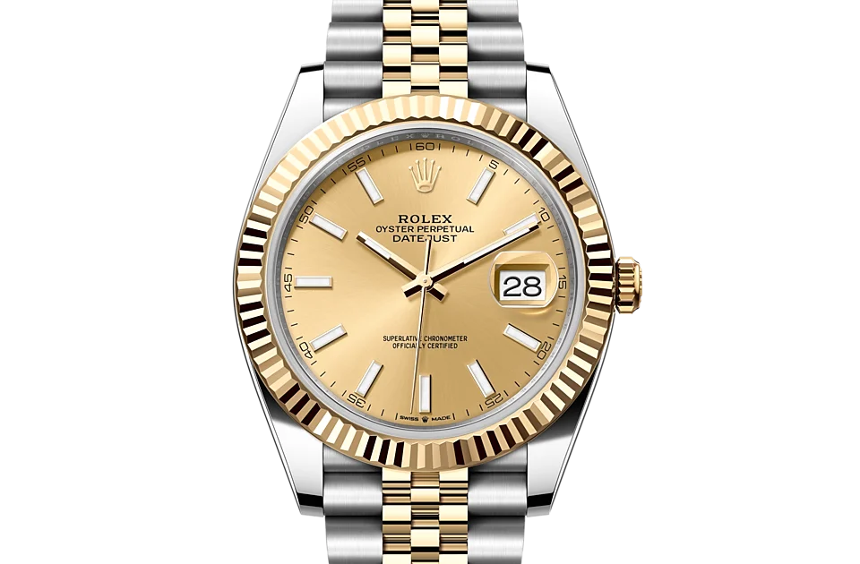 Rolex
DATEJUST 41
Oyster, 41 mm, Oystersteel and yellow gold
M126333-0010