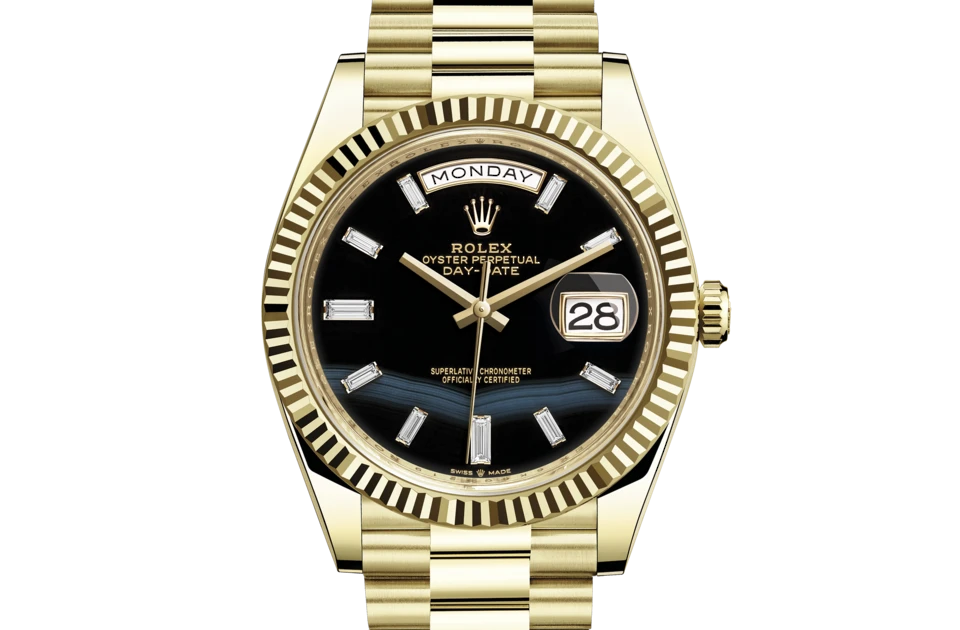 Rolex
DAY-DATE 40
Oyster, 40 mm, yellow gold
M228238-0059