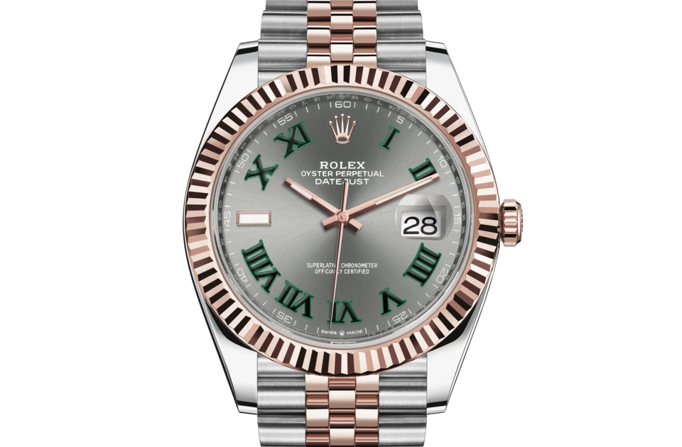 Rolex
DATEJUST 41
Oyster, 41 mm, Oystersteel and Everose gold
M126331-0016