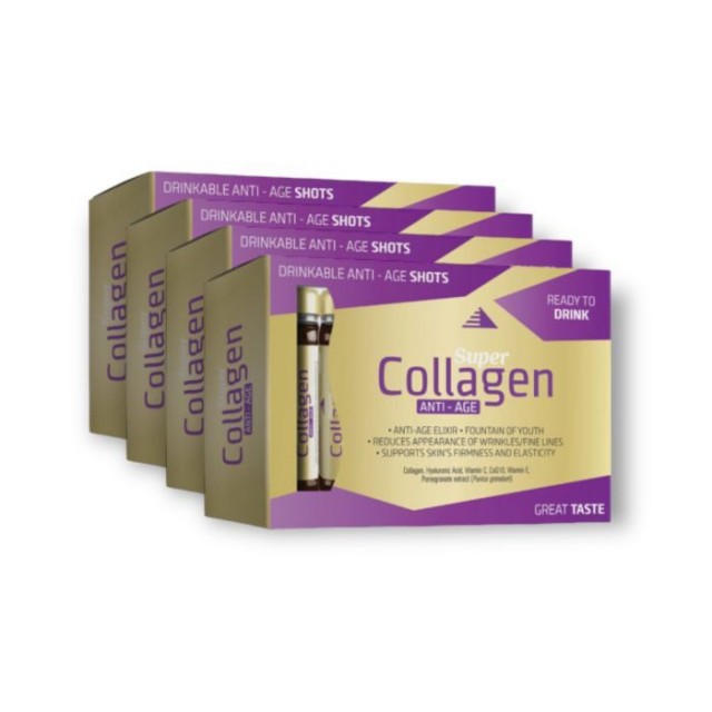 SUPER COLLAGEN ANTI-AGE bočica, 25ml PAKET 4 KUTIJE