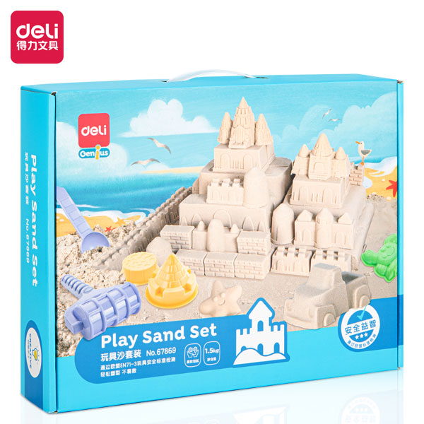 Kinetički pesak u setu PLAY SAND SET 18delova 67869, DELI