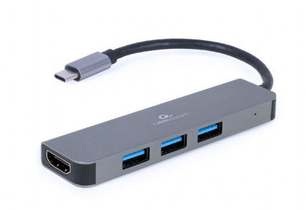 Adapter Cablexpert A-CM-COMBO2-01 USB C - HDMI3xUSB 3.0