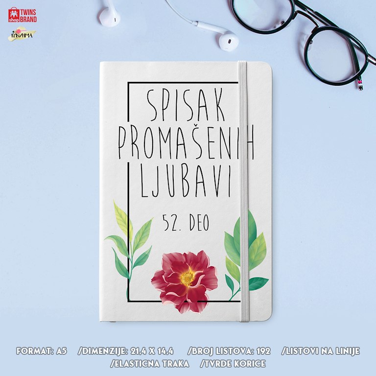 SPISAK PROMAŠENIH LJUBAVI NOTES