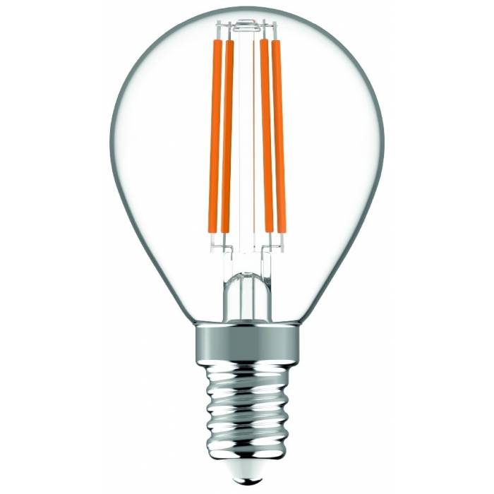 LED Filament lopta Mini 4.9W E14 NW 4000K 806lm