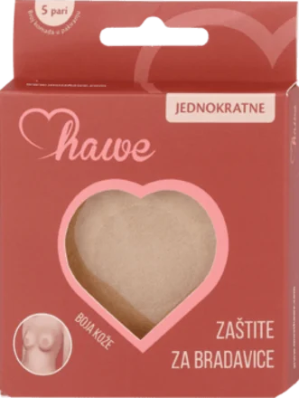 haweJednokratne zaštite za bradavice, 10 kom