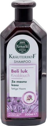 KRÄUTERHOF
Šampon za jačanje kose - beli luk i pantenol, 500 ml