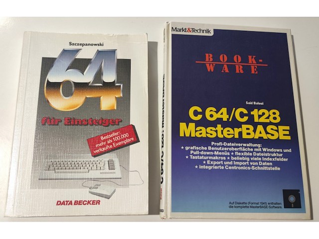 3 knjige iz 80-ih Commodore 64 Pogledati