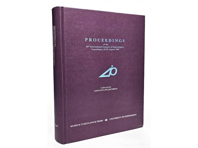 Proceedings of the 20th Int. Congress of Papyrologists