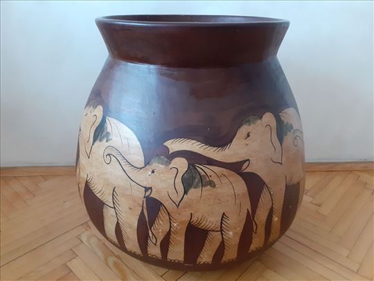 Vaza iz Afrike "Povorka slonova"