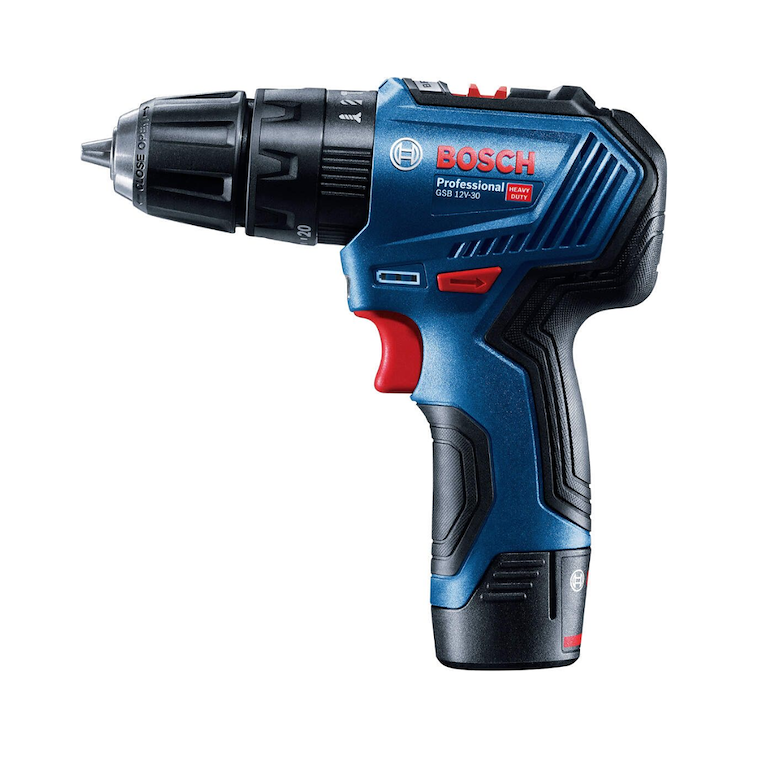 Bosch Akumulatorska vibraciona bušilica, GSB 12V-30, Solo, 06019G9102