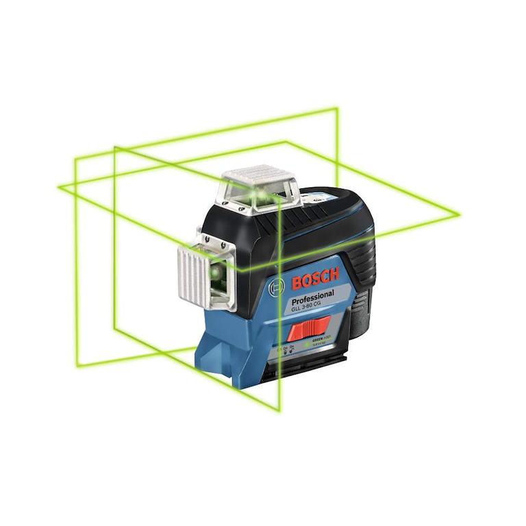 Bosch Laser za ukrštene linije, GLL 3-80 CG, Solo, L-Boxx, 0601063T03