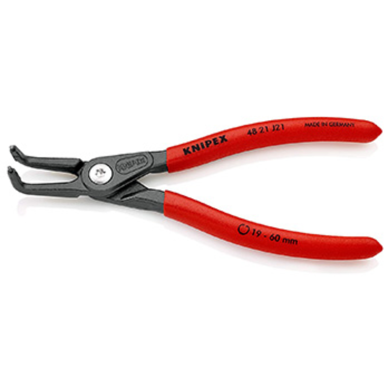 Knipex – Precizna klešta za unutrašnje sigurnosne prstenove kriva 165mm – 48 21 J21