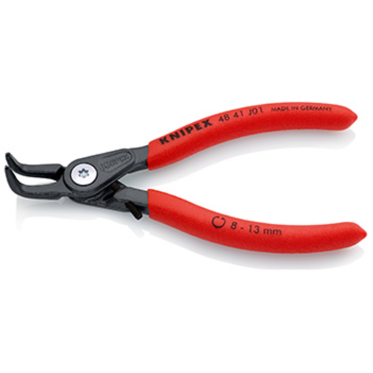 Knipex – Precizna klešta za unutrašnje sigurnosne prstenove sa graničnikom kriva 130mm – 48 41 J01