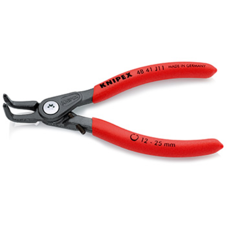 Knipex – Precizna klešta za unutrašnje sigurnosne prstenove sa graničnikom kriva 130mm – 48 41 J11