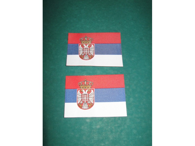 Zastavice Srbije 2 komada