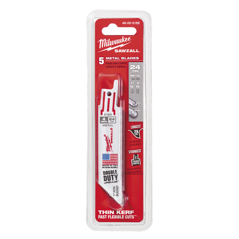 Milwaukee List testere za metal 100 mm, 24 TPI, Bi-Metal, 48005185