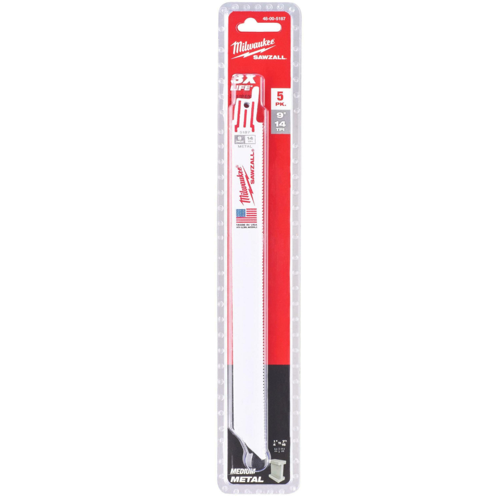 Milwaukee – List testere za metal 230 mm, 14 TPI, Bi-Metal – 48005187