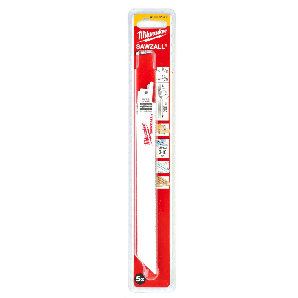 Milwaukee Univerzalni list testere 200 mm, 10/14 TPI, 48005293