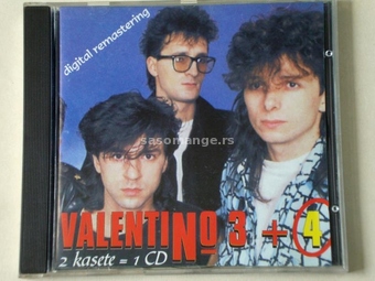 Valentino - 3+4 (2 Kasete = 1CD)