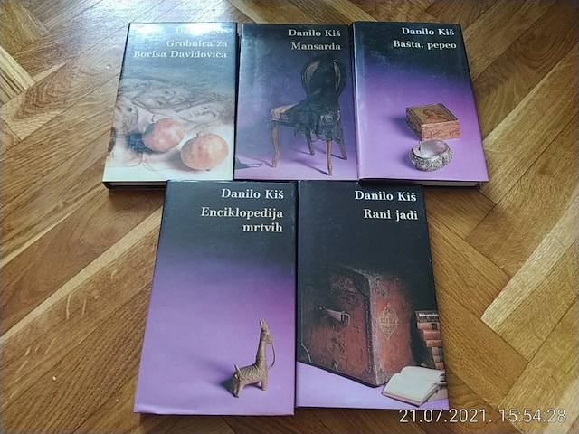 DANILO KIŠ, KOMPLET 1-5