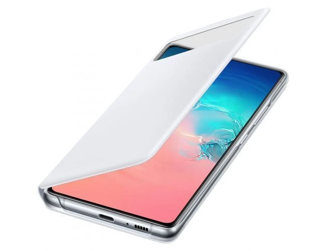 Samsung S View (ef-eg770-pwe) preklopna futrola za telefon Samsung Galaxy S10 Lite bela