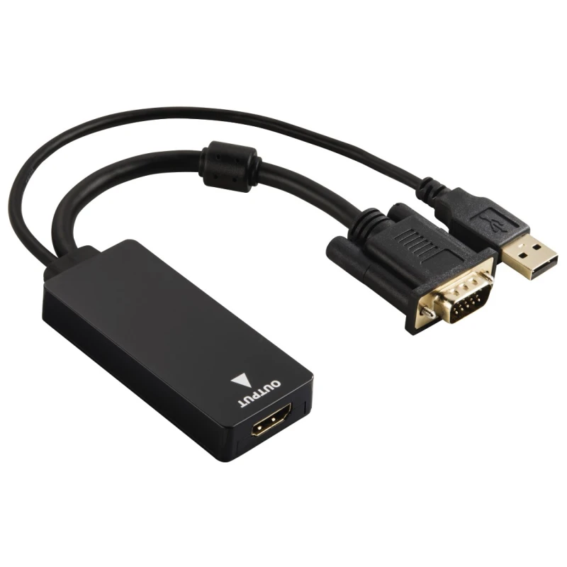 Hama 54547 adapter VGA+USB (muški) na HDMI (ženski)