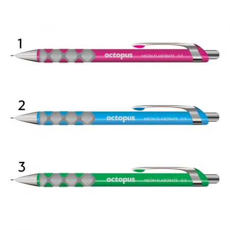 Tehnička olovka 0.5 Elaborate Neon Octopus