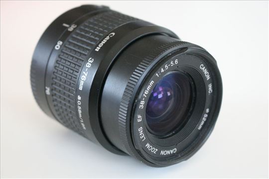 Canon zoom lens EF 38-76mm 1:4.5-5.6