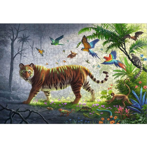 Ravensburger puzzle (slagalice) drvene - 500pcs Tiger RA17514