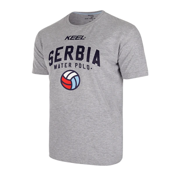 MAJICA VATERPOLO REPREZENTACIJA SRBIJA KEEL 2023 SIVA