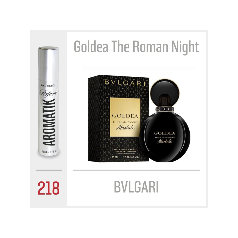 218 - BVLGARI - Goldea The Roman Night