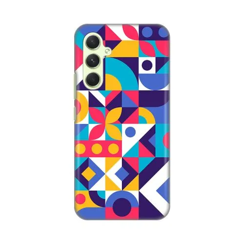 Silikonska futrola - maska print Skin za Samsung A546B Galaxy A54 5G Colorful Mosaic