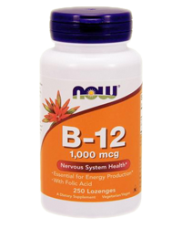 NOW Vitamin B-12 1000 mcg
100 pastila