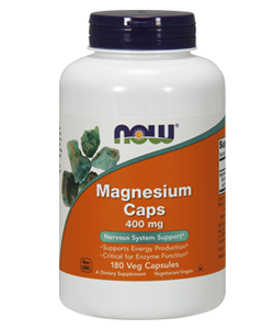 NOW Magnesium 400mg
180 kap.