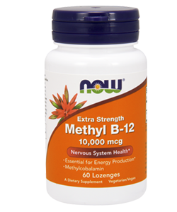 NOW Methyl B-12 1000mcg
100 lozenges