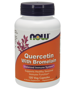 NOW Quercetin With Bromelain
120 veganskih kapsula