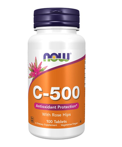 NOW VITAMIN C-500
100 TABLETA