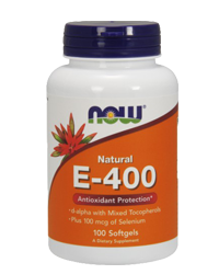 NOW Vitamin E-400 + Selenium 100mcg
100 softgel
