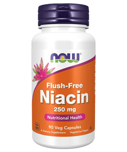 NOW Flush-Free Niacin 250mg/500mg
90 Veg. kapsula 250mg