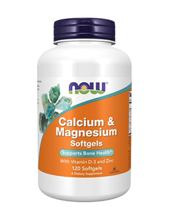 NOW Calcium and Magnesium
120 softgel
