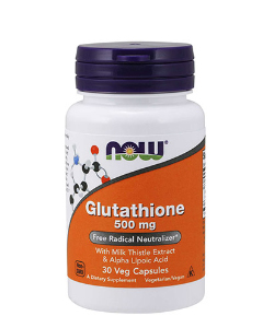 NOW Glutathione 500mg
30 Veg. caps.