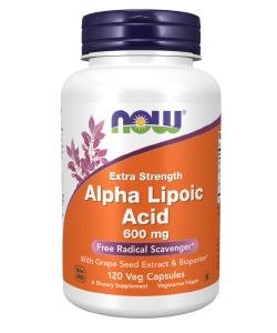 NOW Alpha Lipoic Acid 600mg
60 Veg.Caps