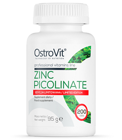 OSTROVIT Zinc Picolinate 200tab
200 tab.