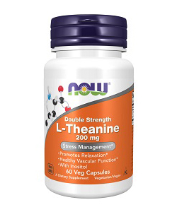 NOW L-Theanin 200mg
60 Veg kapsula