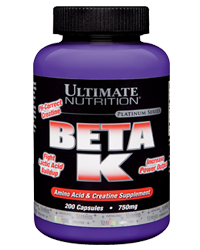 ULTIMATE NUTRITION BETA K
200 KAPSULA