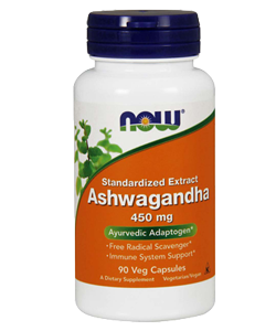 NOW Ashwagandha -450mg
90 Veg.Caps.